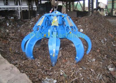 China Electro Hydraulic Orange Peel Grapple Bucket 1 to 40 m3 380V Industrial Scrap Handling for sale
