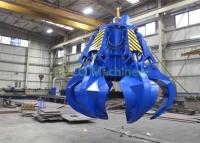 China Electro Hydraulic Orange Peel Grapple Bucket 1 to 40 m3 380V Industrial Scrap Handling for sale