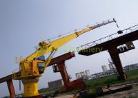 China 40T at 6.5M Telescopic Boom Marine Pedestal Crane with 160kW Motor for Bulk Carrier for sale