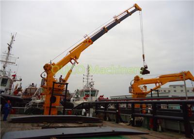 China Telescopic Boom Hydraulic Crane 10T at 25M Electric Marine Crane 90kW for sale