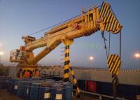 China Telescopic Boom Hydraulic Crane 10T at 25M Electric Marine Crane 90kW for sale
