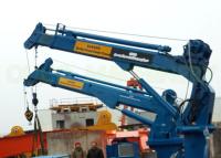 China Customized Small Boat Deck Cranes 7T 10M Anti Rust Impact Resistance for sale