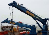 China Customized Small Boat Deck Cranes 7T 10M Anti Rust Impact Resistance for sale