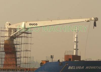 China 10 Ton 18m Hydraulic Fixed Stiff Boom Crane Steel Structure Marine Deck Crane for sale