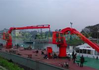 China Marine Knuckle Telescopic Boom Hydraulic Crane 1m to 100m Working Radius for sale