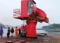 China 5T Marine Deck Crane Folding Boom Knuckle Boom Pedestal Crane 20m Radius 55KW for sale