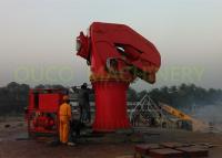 China 5T Marine Deck Crane Folding Boom Knuckle Boom Pedestal Crane 20m Radius 55KW for sale