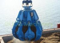 China Ship Orange Peel Grab Bucket 10-25t Capacity 380V 50Hz Electric Hydraulic Heavy Duty for sale