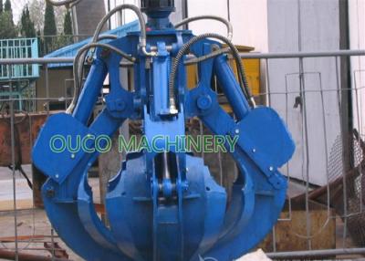 China Ship Orange Peel Grab Bucket 10-25t Capacity 380V 50Hz Electric Hydraulic Heavy Duty for sale