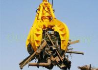 China Electric Hydraulic Orange Peel Grab 6 Tine 12-25CBM Scrap Handling Rope Peel Grab Bucket for sale