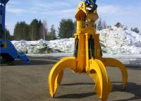 China Electric Hydraulic Orange Peel Grab 6 Tine 12-25CBM Scrap Handling Rope Peel Grab Bucket for sale