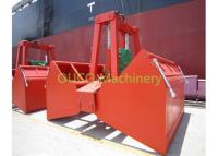 China Bulk Handling Mechanical Rope Clamshell Grab Bucket 2.5-50t Low Empty Weight High Efficiency for sale