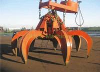 China Overhead Waste Crane Orange Peel Grab 1m3 to 25m3 Scrap Grapple Bucket with Siemens Motor for sale