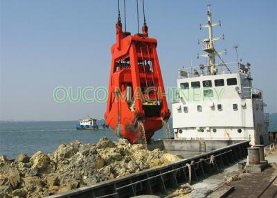 China OUCO Four Rope Clamshell Dredging Grab Bucket 6.3t to 25t SWL for sale