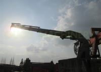 China OUCO 6T@22M Folding Boom Marine Deck Crane Hydraulic Pedestal Crane 55KW 440V for sale