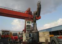 China OUCO 6T@22M Folding Boom Marine Deck Crane Hydraulic Pedestal Crane 55KW 440V for sale