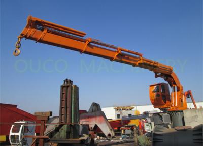 China Hydraulic Folding Boom Marine Crane 6T 22M Knuckle Boom Pedestal Crane for Offshore for sale