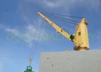 China Vessel Marine Deck Crane High Durability , 20T 30M Cargo Ship Construction Crane for sale