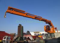 China Knuckle Boom Pedestal Jib Crane 6T22M AC 440V 60HZ Space Saving Marine Deck Crane for sale