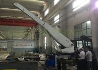 China OUCO 1T 4M Hydraulic Telescopic Yacht Deck Crane Marine Boat Crane with Overload Protection for sale
