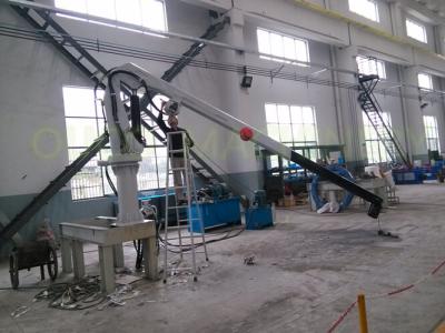 China Marine Hydraulic Telescopic Crane 1 Ton 6 Meter Low Weight Easy Operation for sale