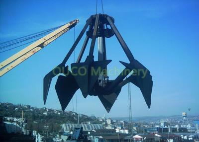 China 12m³ Hydraulic Digger Grab Bucket 5t Capacity ISO 9001 Custom Color for sale