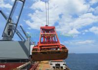China Compact Design Clamshell Grab Bucket , Electric Hydraulic Grab For Bulk Vessel for sale