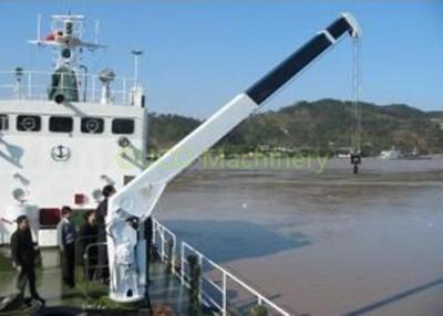 China Foldable Telescopic Boom Crane 2T 10M ABS Class Marine Yacht Crane High Reliability for sale