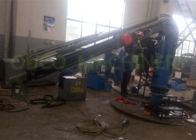 China Hydraulic Marine Telescopic Crane 1T@8M 11KW 360° Rotation PLC Control for sale
