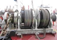 China High Stability Marine Deck Winches , Fixed Type Hydraulic Anchor Winch for sale
