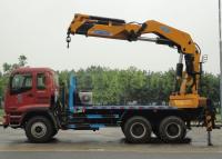 China High Efficiency Truck Mounted Boom Crane Durable Low Power Consumption for sale