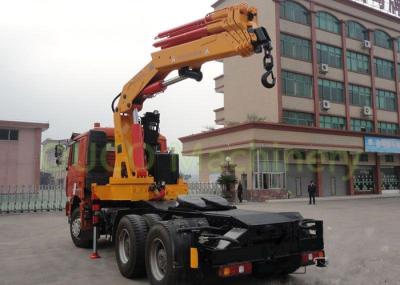 China High Efficiency Truck Mounted Boom Crane Durable Low Power Consumption for sale