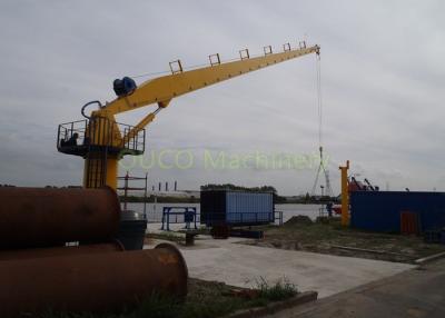 China Mini Marine Stiff Boom Crane Hydraulic Type 3t SWL 4m Radius Custom Color for Cargo Lifting for sale