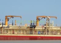 China Mini Marine Stiff Boom Crane Hydraulic Type 3t SWL 4m Radius Custom Color for Cargo Lifting for sale