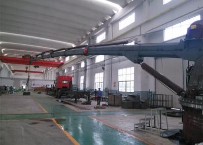 China 10T 10M Hydraulic Pedestal Crane Offshore Deck Crane 45KW 415V for sale