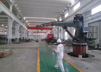 China 10T 10M Hydraulic Pedestal Crane Offshore Deck Crane 45KW 415V for sale