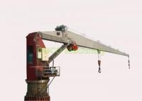 China Remote Control Stiff Boom Crane 5T 13.5M for Ship Flip Floating Instrument Platform for sale