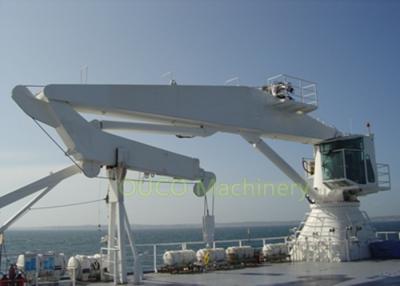 China IP 56 Marine Knuckle Boom Crane , Hydraulic Deck Crane High Flexibility for sale