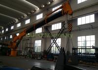 China 4 Ton 30 Meter Telescopic Boom Marine Deck Crane Hydraulic 360 Degree Rotation for sale