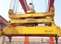 China Full Hydraulic Telescopic Container Spreader Low Noise Mono Beam Design for sale