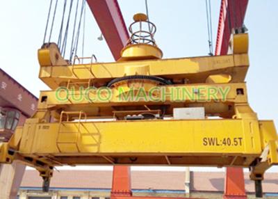 China Full Hydraulic Telescopic Container Spreader Low Noise Mono Beam Design for sale