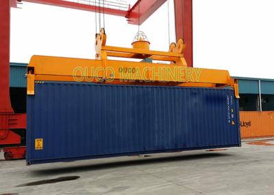 China Electric Container Spreader Bar 20-40ft Telescopic 35-40t Capacity for Port Crane for sale