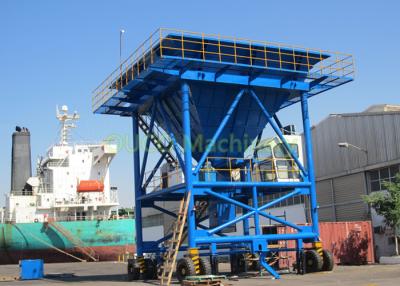 China Belt Conveyor Port Hopper 45 Ton Unloading Coal Dust Proof 500t/h Capacity for sale