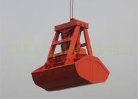 China Hydraulic Vessel Single Rope Grab Remote Control 12m³ Cargo Unloading Sand for sale