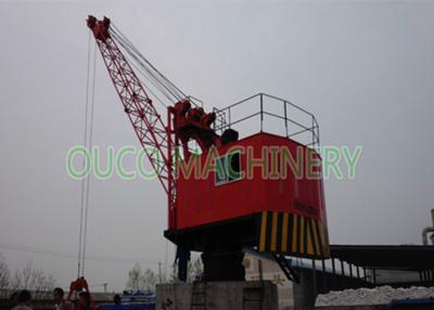 China 40t Electric Harbour Crane 30m Radius Bulk Carrier Barge Vessel Hoisting Machine for sale