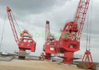 China Lattice Boom Harbour Crane 25 Ton Capacity 30m Working Radius Rail Mounted for sale