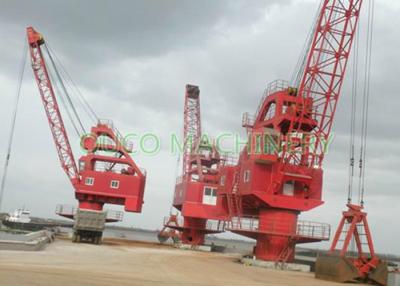 China Lattice Boom Harbour Crane 25 Ton Capacity 30m Working Radius Rail Mounted for sale