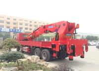 China OUCO 160T Heavy Duty Knuckle Boom Truck Mounted Crane 13m Working Radius 16.5m Hoisting Height for sale