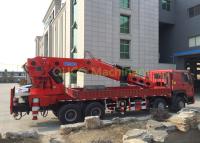 China OUCO 160T Heavy Duty Knuckle Boom Truck Mounted Crane 13m Working Radius 16.5m Hoisting Height for sale