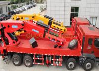China Space Saving Truck Mounted Hydraulic Crane Robust Design Highly Maneuverable for sale